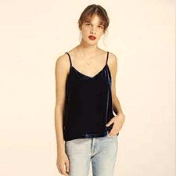 INTERMIX | Tops | Intermix Velvet Camisole | Poshmark